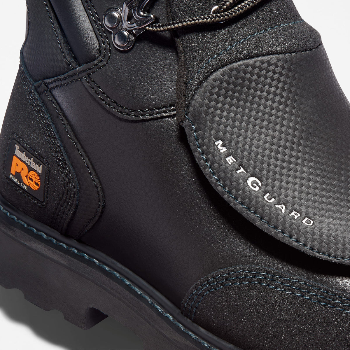 Timberland Men's 6" Leather EH External Met Guard Work Boot Steel Toe ...