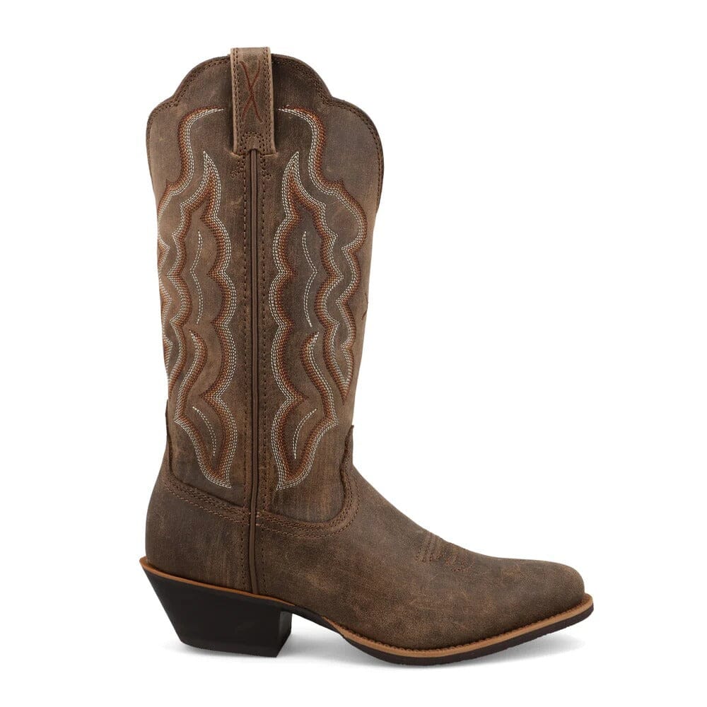 WWT0040 Twisted X Women's - 12" Leather Classic Western Boot Round Toe ...