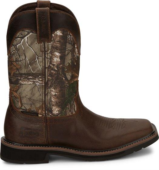 Justin Men’s 11” Stampede™ Trekker Brown - Non-Safety Toe – Go Boot Country